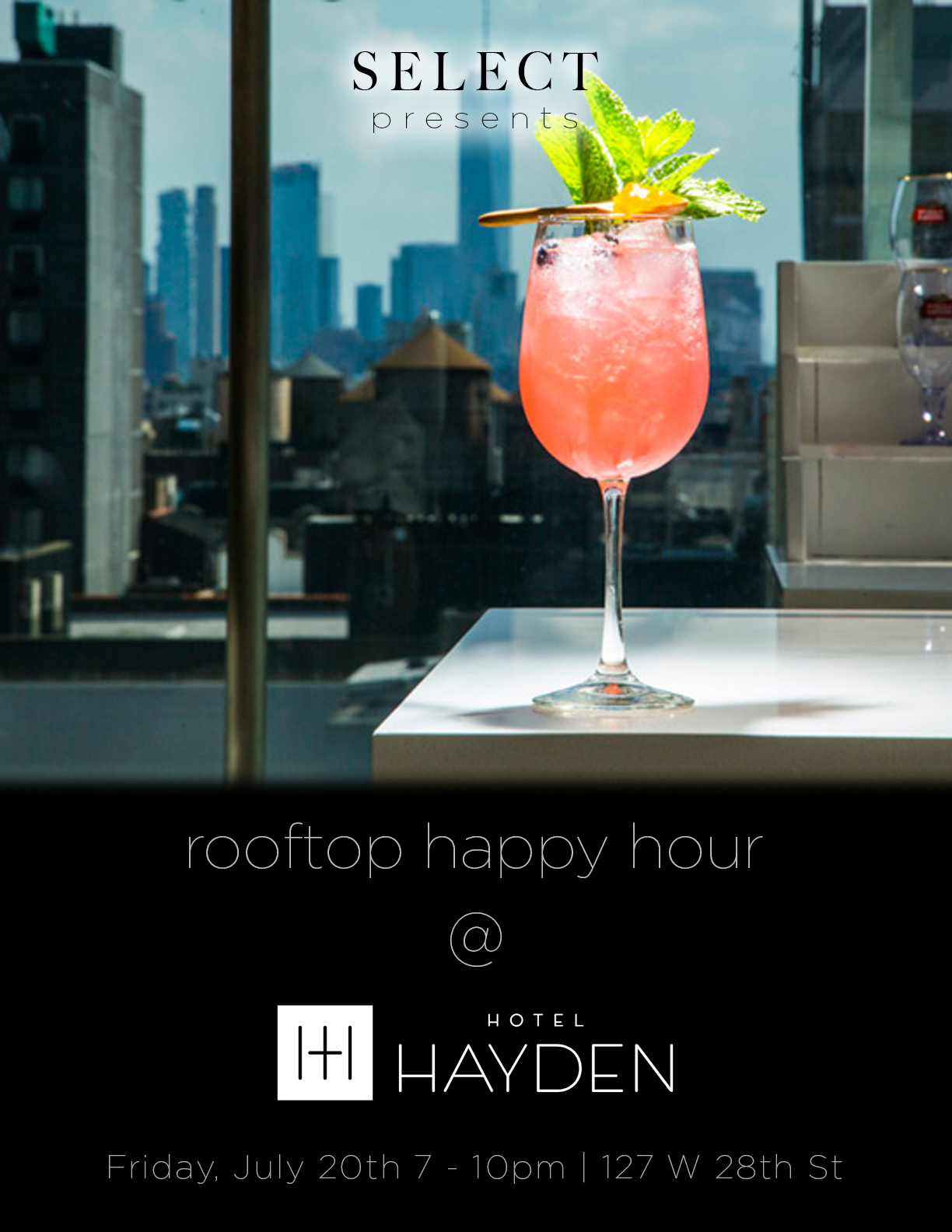 Rooftop Happy Hour @ Hotel Hayden