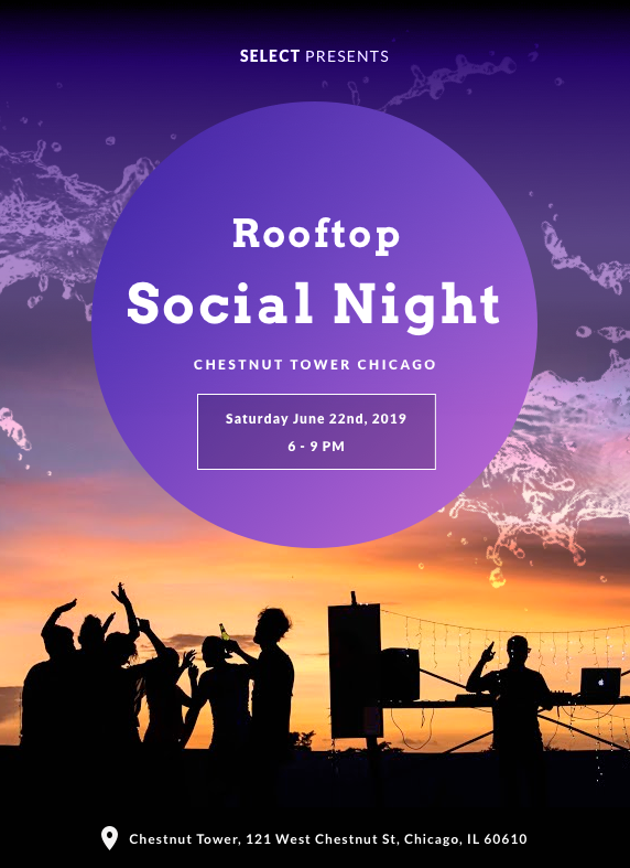 Chicago Rooftop Social Night
